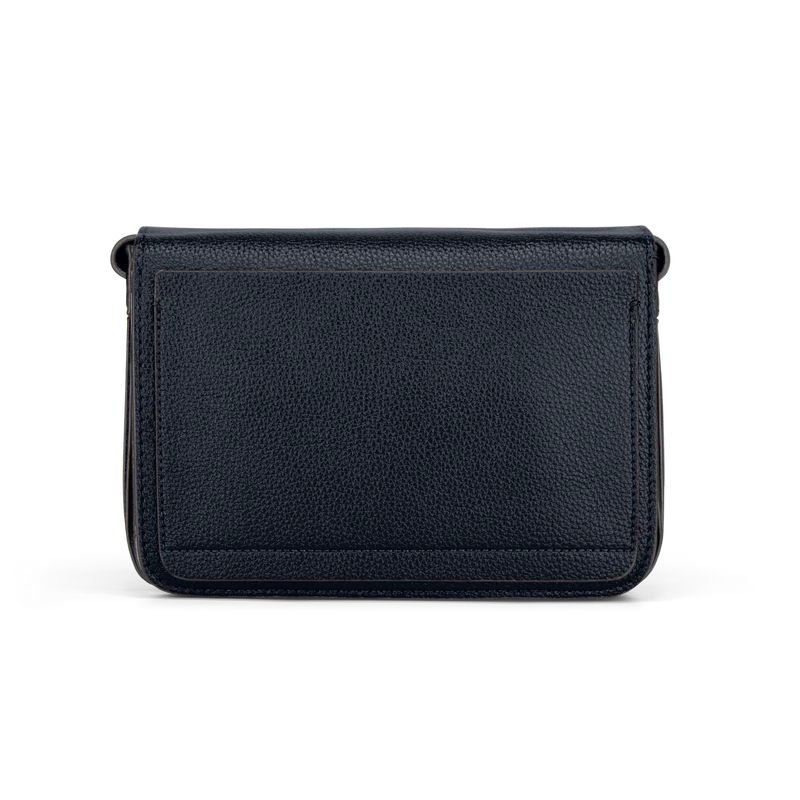 SAC À BANDOULIÈRE TWO B FARAH 24 BLEU MINUIT CUIR VEGAN – Maheu Go Sport