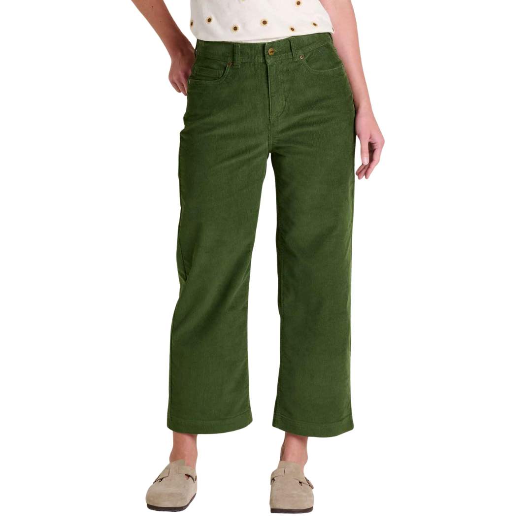 PANTALON JAMBE LARGE FEMME COASTER CORD EPIDOTE T1000056 319 TOAD CO ...
